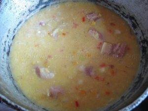 Split Peas and Rice with Pigtail