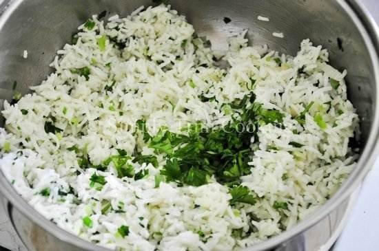 An Exquisite Parsley Rice