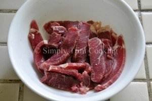 Beef With Caraili (Bitter Melon)