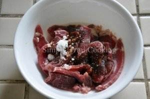 Beef With Caraili (Bitter Melon)