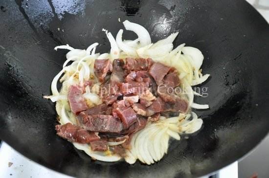 Beef With Caraili (Bitter Melon)