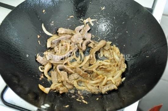 Beef With Caraili (Bitter Melon)