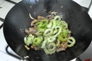 Beef With Caraili (Bitter Melon)