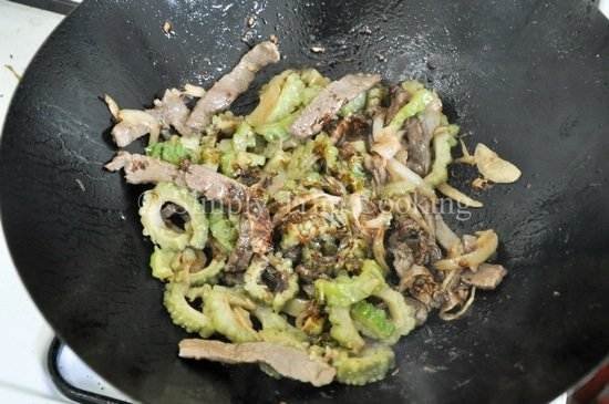 Beef With Caraili (Bitter Melon)