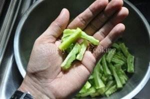 A Spicy Masala Caraili (Bitter Gourd)