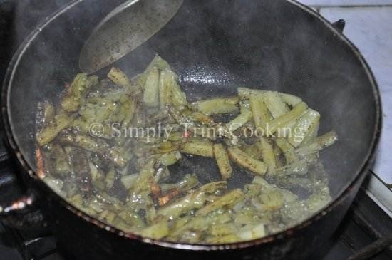 A Spicy Masala Caraili (Bitter Gourd)