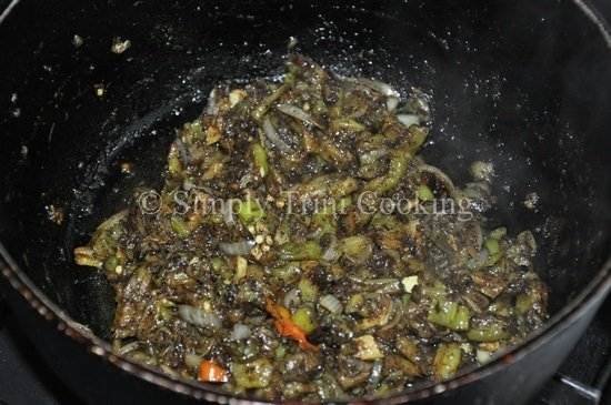 A Spicy Masala Caraili (Bitter Gourd)