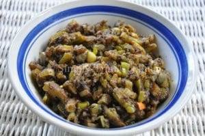 A Spicy Masala Caraili (Bitter Gourd)