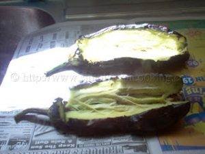 The Popular Sada Roti and Baigan (Eggplant) Choka