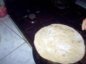 The Popular Sada Roti and Baigan (Eggplant) Choka