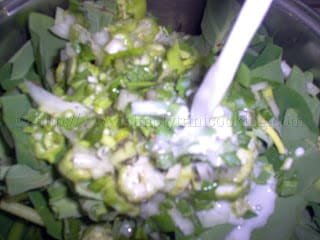 The most popular Caribbean soup - Callaloo