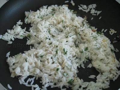 A Quick and Easy Trini Fry Rice II (with leftover rice)