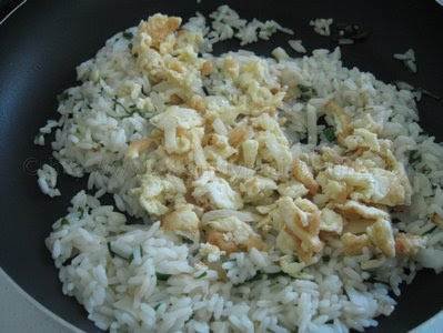 A Quick and Easy Trini Fry Rice II (with leftover rice)
