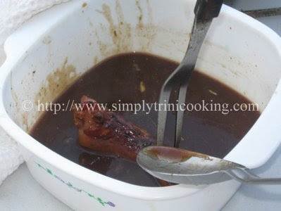 A Delicious Barbecue Pigtail