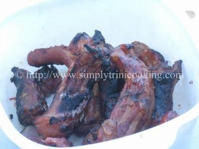 A Delicious Barbecue Pigtail