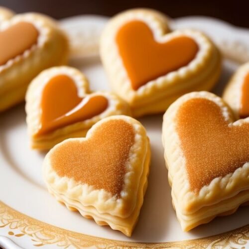 Super Easy Puff Pastry Valentine Cookies