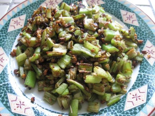 A Special Fry Ochro (Okra)